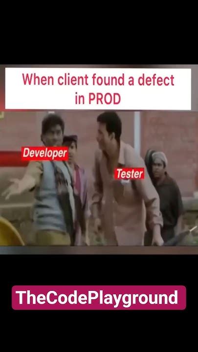 Developer Vs Tester Funny Coding Shorts Developer Tester