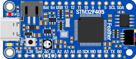 how to use adafruit feather stm32f405 pinouts specs and examples