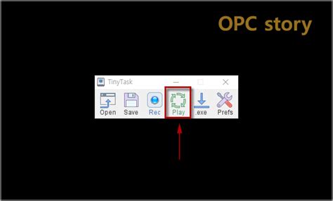 키보드와 마우스의 입력을 녹화해 자동 실행시키는 프로그램 Tinytask Opc 스토리