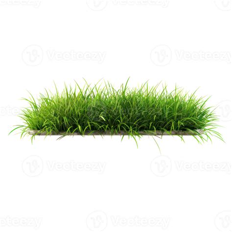 Floating Thin Podium Of Green Grass Isolate On Transparency Background 51452923 Png