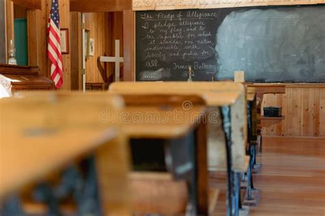 Old Empty Classroom No Longer In Session Irvine Usa Editorial Stock