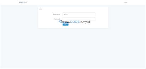 Source Code Aplikasi Sistem Manajemen Surat Sederhana Codein