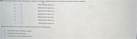 Solved Consider The Simplex Tableau Given Below A Which