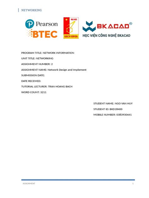Networking Assignment 2 Course Hero Download Free Pdf Computer