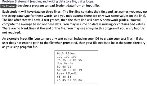 Solved In C ﻿program Problem Statement Reading And