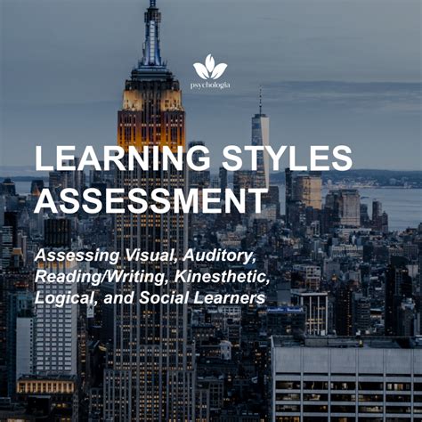 Learning Style Test Visual Auditory Reading Kinesthetic Logical Or Social Psychologia