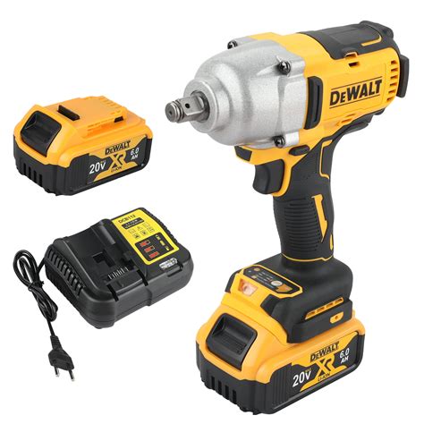 Dewei Dcf900 20v Wireless Impact Wrench High Torque Brushless Impact