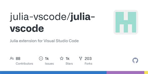 GitHub Julia Vscode Julia Vscode Julia Extension For Visual Studio Code