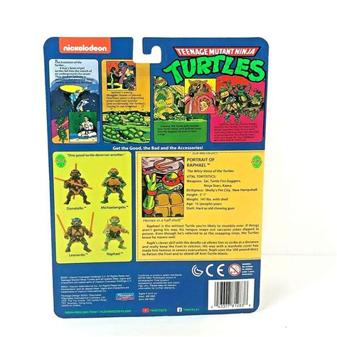 2021 Tmnt Retro Raphael Nickelodeon Playmates Walmart Exclusive Nice