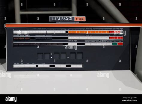 Oslo Norway May 01 2022 Vintage Univac 1108 Computer Multiprocessor System At The Oslo