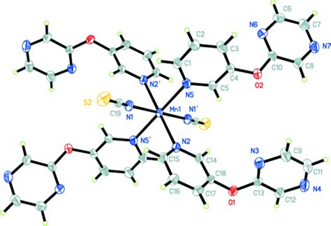 The Mol­ecular Structure Of I Showing 30 Displacement Ellipsoids