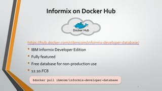 Informix On Docker Hub Ppt
