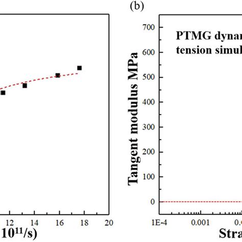 Relation Between Strain Rate And Tangent Modulus Of The Ptmg Material