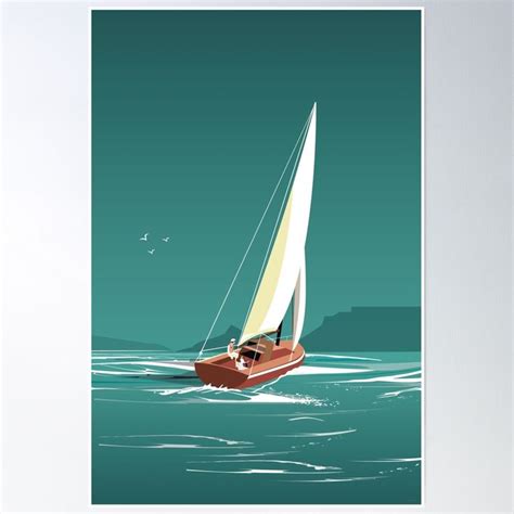 Sailing Boat Travel Poster Vintage Sailing Poster In 2025 Travel