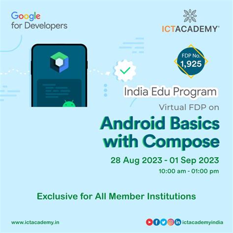 Ict Academy On Linkedin Ictacademyindia Fdp Skilldevelopment Skillindia Training