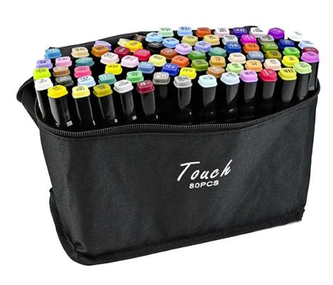 ᐉ Набор двухсторонних маркеров Touch Cool на спиртовой основе 80 шт Tp 94 • Купить в Киеве