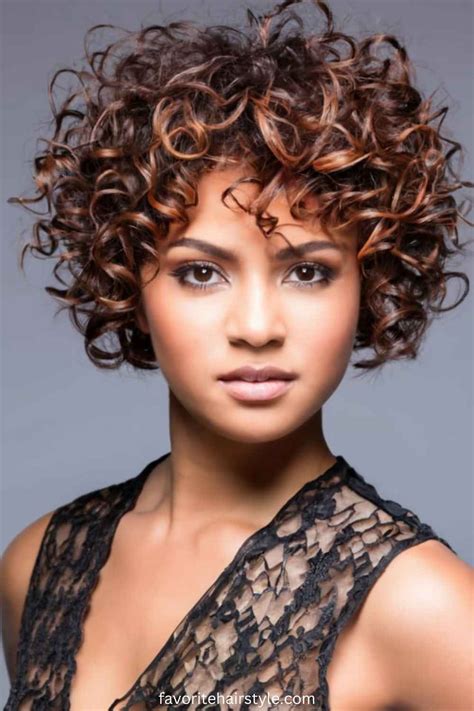 Cute Curly Pixie Cuts For Females Girls
