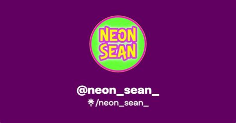 Neon Sean Instagram Tiktok Linktree