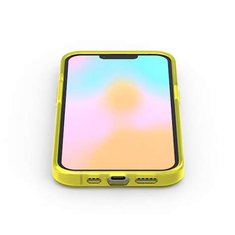 Plus Neon Yellow Iphone Case