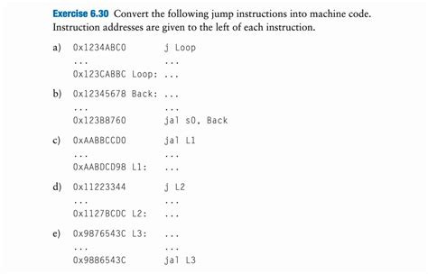 Solved Exercise 6 30 ﻿convert The Following Jump
