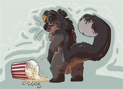 Rule 34 Anthro Anus Balls Binturong Bodily Fluids Food Fur Genital Fluids Genitals Hi Res