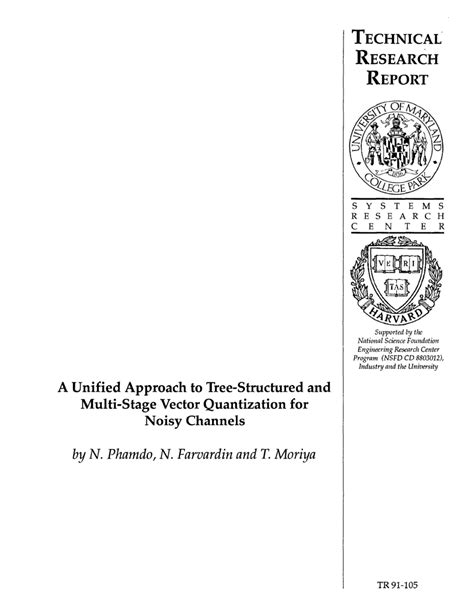 Pdf Unified Approach To Tree Structured And Multistage Vector
