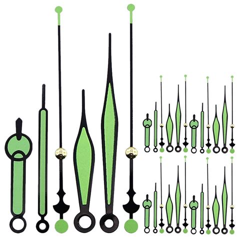 Urive 10 Sets Of Repairing Clock Pointers Glowing Clock Hands Urive 10 Sets Of Repairing Clock Pointers Glowing Clock Hands