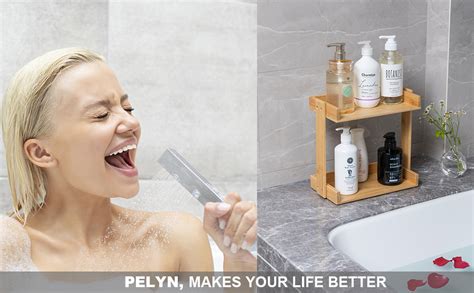 Pelyn 2 Tier Countertop Organizer For Bathroom Counter