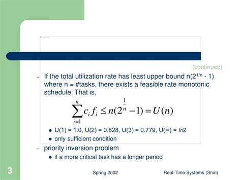 Ppt 32 Rate Monotonic Analysis Powerpoint Presentation Free Download Id3010919