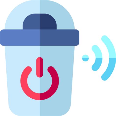 Smart Trash Basic Rounded Flat Icon