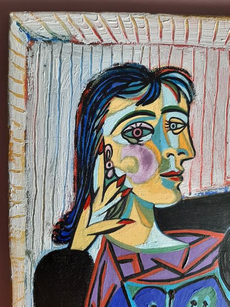 Pablo Picasso Portrait Of Dora Maar 1937 Hand Painted Reproduction