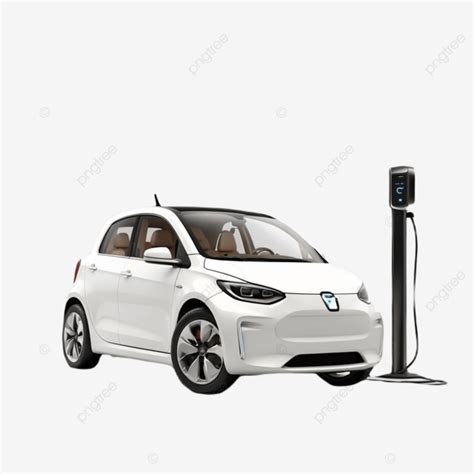 흰색 바탕에 전기 자동차와 충전소 전기차와 충전소 흰색 배경에 자동차 Png 일러스트 및 이미지 에 대한 무료 다운로드 Pngtree
