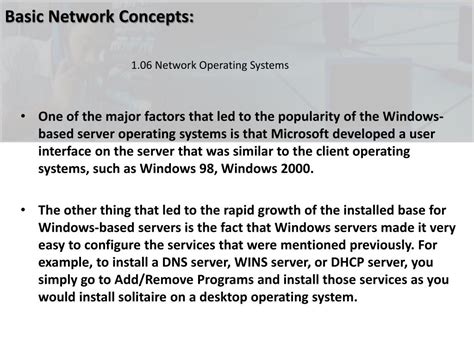 Ppt Understanding Network Operating Systems Windows Netware Unix