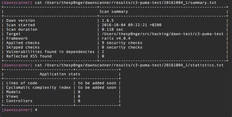 scan ruby based apps for security issues with dawnscanner help net