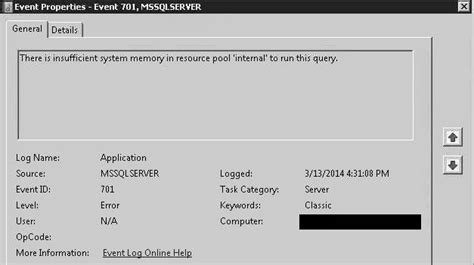 Error 701 Insufficient System Memory Now What Sqlservercentral