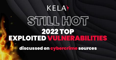 kela on linkedin still hot 2022 top exploited vulnerabilities