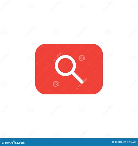 search icon as ui design element simple vector illustration stock illustration illustration