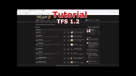 Tutorial How To Setup The Forgotten Server Tfs 12 1098