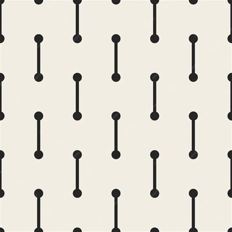 Premium Vector Vector Seamless Geometric Pattern Monochrome Repeatable Background Beige