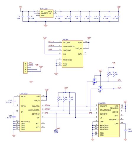 Pololu Altimu 10 V4 Gyro Accelerometer Compass And Altimeter L3gd20h Lsm303d And Lps25h