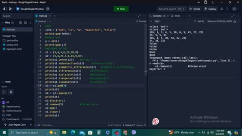 aakriti karki on linkedin day15 of learning python learned about set and its method