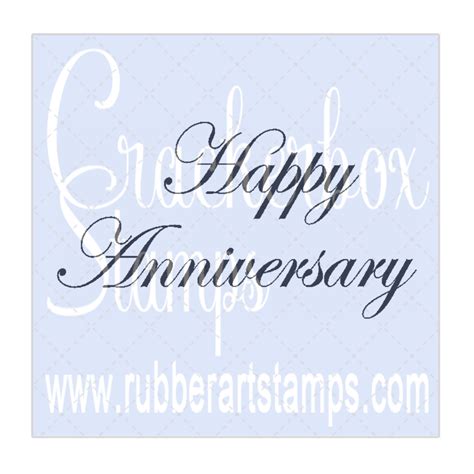 Happy New Year Script Crackerbox Stamps