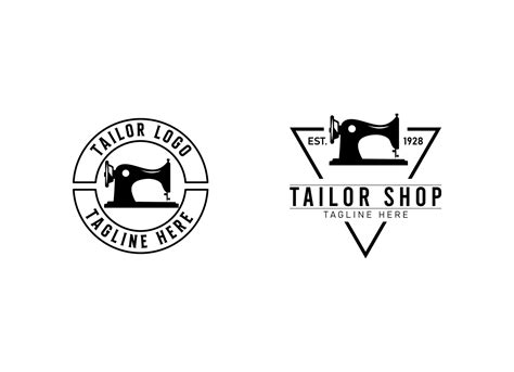 Vintage Tailor Shop Logo Inspiration Textile Or Industry Design