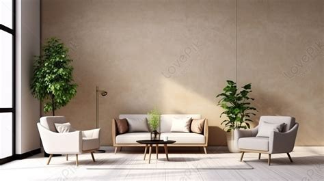 현대 인테리어 디자인 안락의자를 배경으로 한 거실의 3d 렌더링 거실 배경 테리 배경 벽지 벽 배경 이미지 Hd 거실 테리 벽지 벽 배경 사진 무료 다운로드