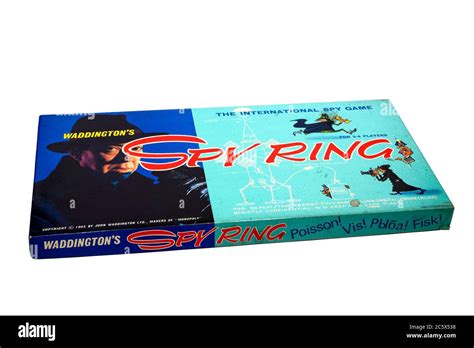 Spy Ring Game Circa 1965 Made By Waddingtons For 2 4 Players The Spies Are Moved Around The