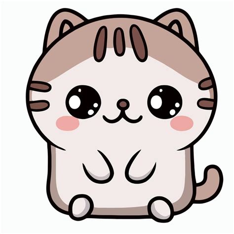 Chibi Cat Vector Art Icons And Graphics For Free Download