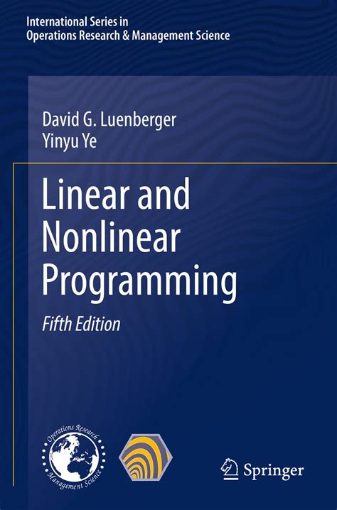 Amazon Linear And Nonlinear Programming International Series In Operations Research
