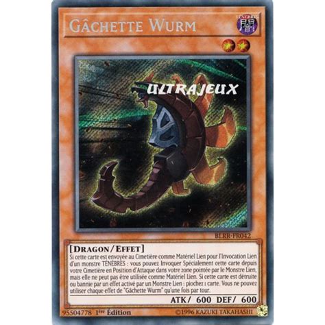 Yu Gi Oh Blrr Fr042 Gâchette Wurm Secret Rare Rakuten