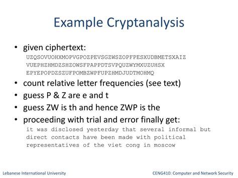 Ppt Cryptography Classical Ciphers Powerpoint Presentation Free