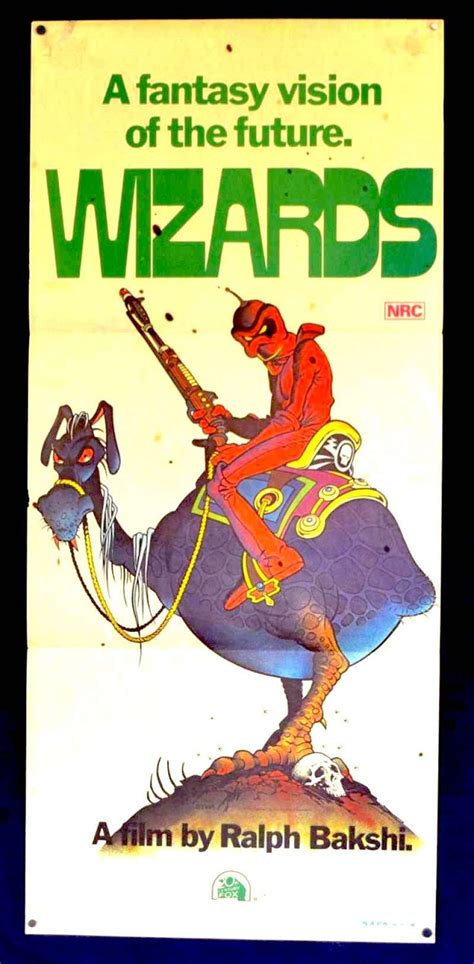 Wizards 1977 Ralph Bakshi Movie Posters Vintage Vintage Movies